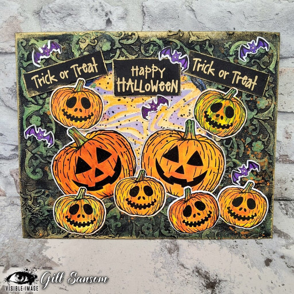 Visible Image - A6 - Clear Polymer Stamp Set - Happy Halloween ...
