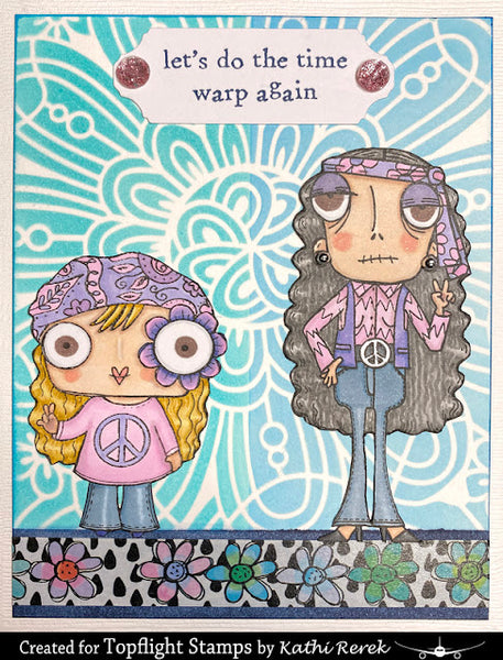 AALL & Create - A7 - Clear Stamps - 781 - Janet Klein - Hippie Dee ...