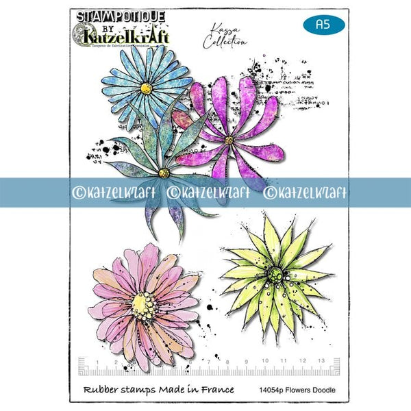 Stampotique by Katzelkraft - STP14054 - Unmounted Red Rubber Stamp - D ...