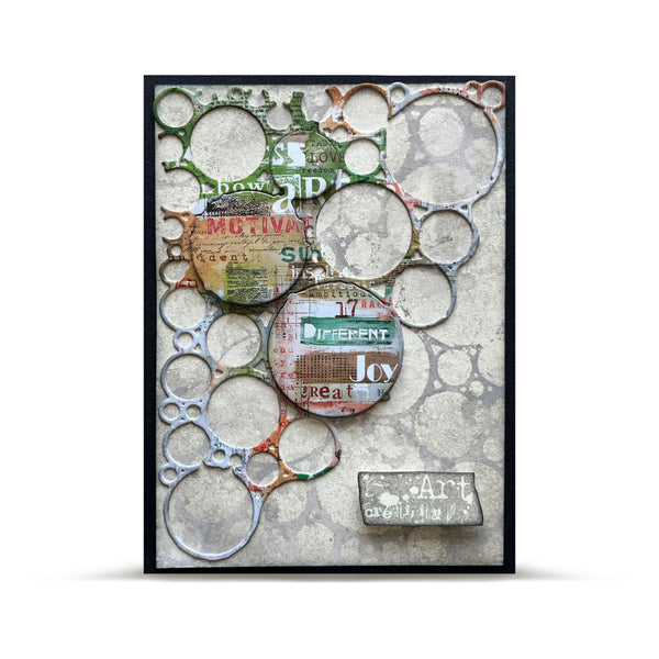 AALL & Create - Stencil - A6 - PC-242 - Bubblescape -Artour De Mwa ...