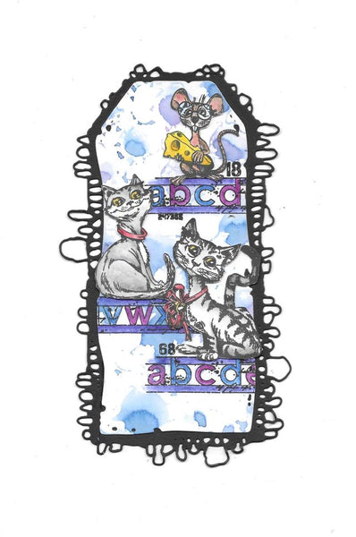 AALL & Create - A8 - Clear Stamps - 1155 - Autour De Mwa - ABC CBA ...