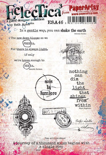 PaperArtsy - Seth Apter 46 - Rubber Cling Mounted Stamp Set – Topflight ...