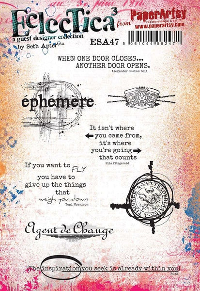 PaperArtsy - Seth Apter 47 - Rubber Cling Mounted Stamp Set – Topflight ...