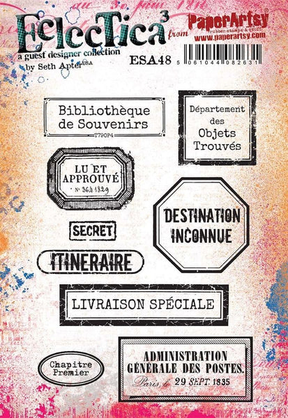 PaperArtsy - Seth Apter 48 - Rubber Cling Mounted Stamp Set – Topflight ...