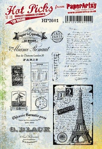 PaperArtsy - Hot Picks 2601 - Rubber Cling Mounted Stamp Set - PREORDE ...