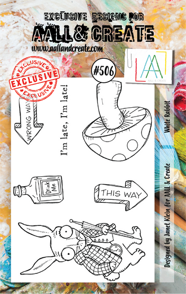 AALL & Create - A7 - Clear Stamps - 506 - Janet Klein - White Rabbit ...