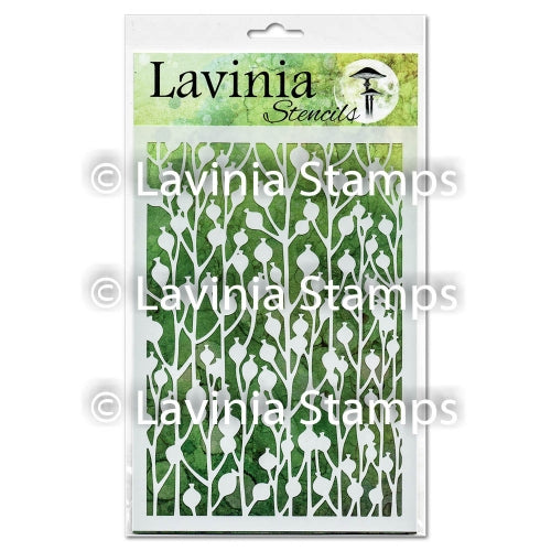 Lavinia - Stencil - Berry – Topflight Stamps, LLC