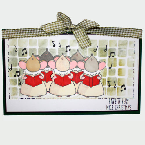 Hobby Art Stamps - Clear Polymer Stamp Set - Have a Very Mice Christma ...