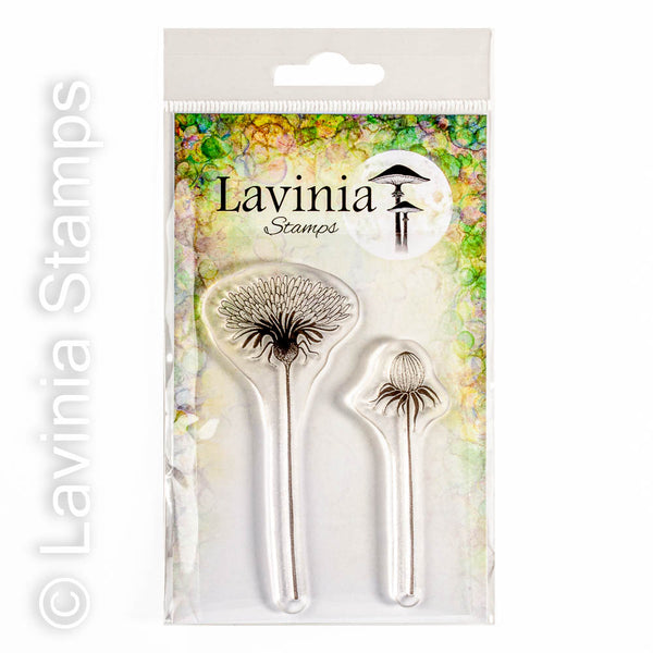 Lavinia - Clear Polymer Stamp - Open Dandelion – Topflight Stamps, LLC