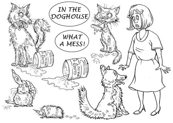 The Card Hut - A6 - Household Helpers – Topflight Stamps, LLC