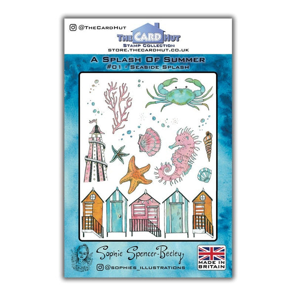 The Card Hut - A5 - A Splash of Summer - Seaside Splash - Sophie Spenc ...