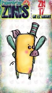 PaperArtsy - Zinski Mini - ZINI 17 - Rubber Cling Mounted Stamp Set ...